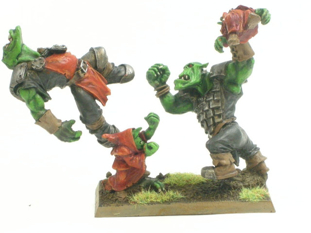 Watching Paint Dry: Orc boyz and Animosity Orcs