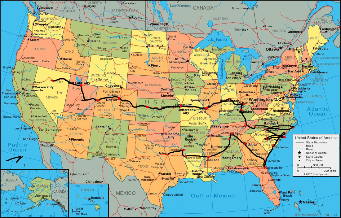 Where in the world is Sas?: Map of my travels so far