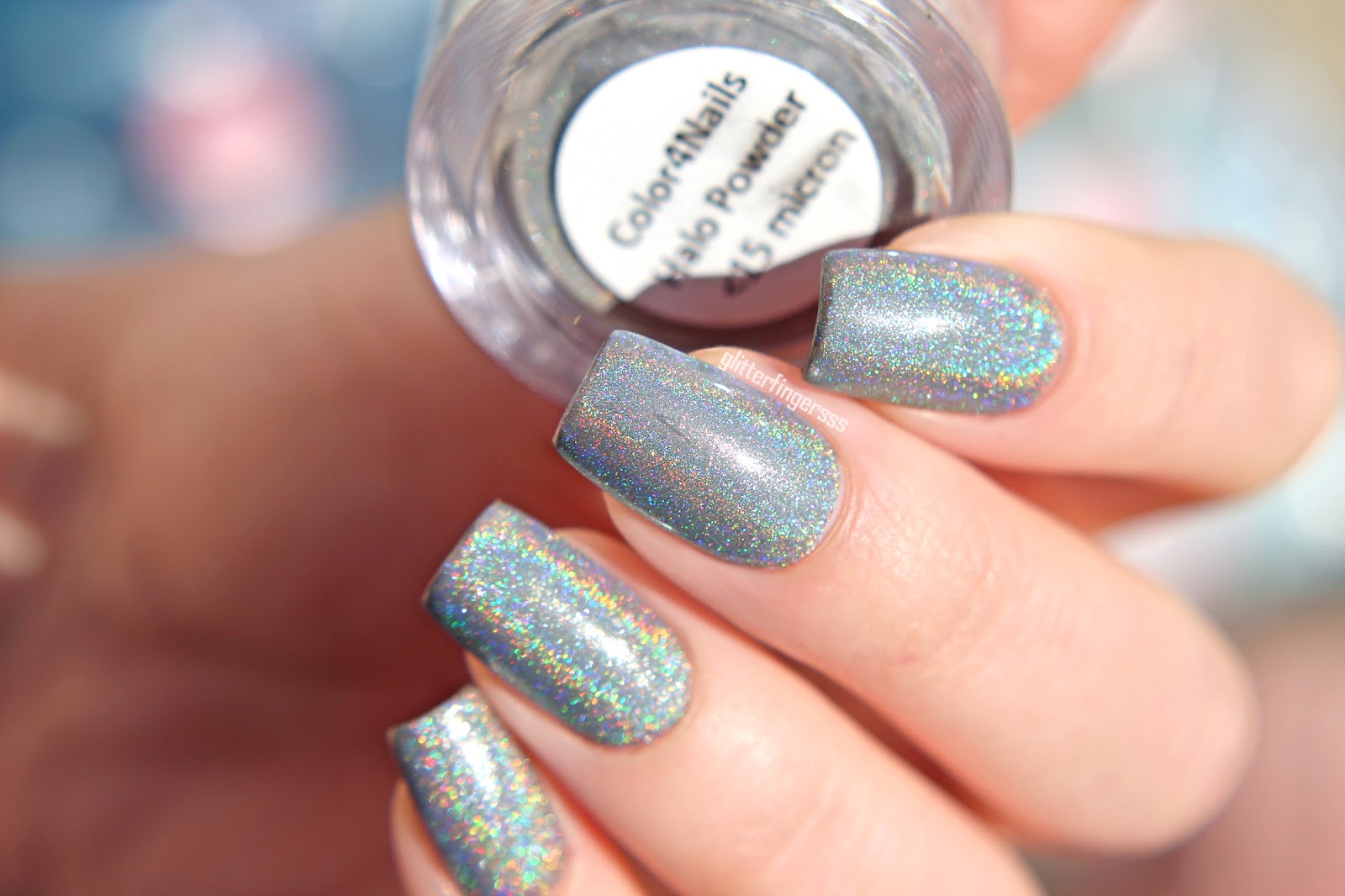 Color4Nails | Halo Powder Pigment ~ Glitterfingersss in english