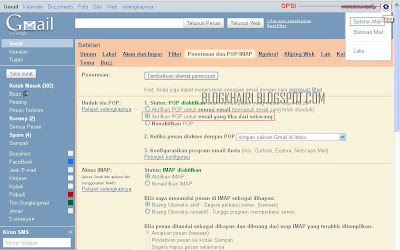 Pengaturan Gmail di Outlook Express 2007 | bLogKhairi