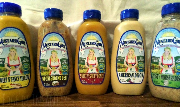 Edge of Insanity: #MustardGirl - Gluten-free deliciousness!