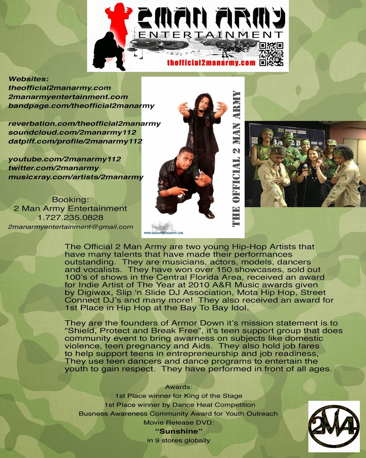 2 MAN ARMY ONE SHEET