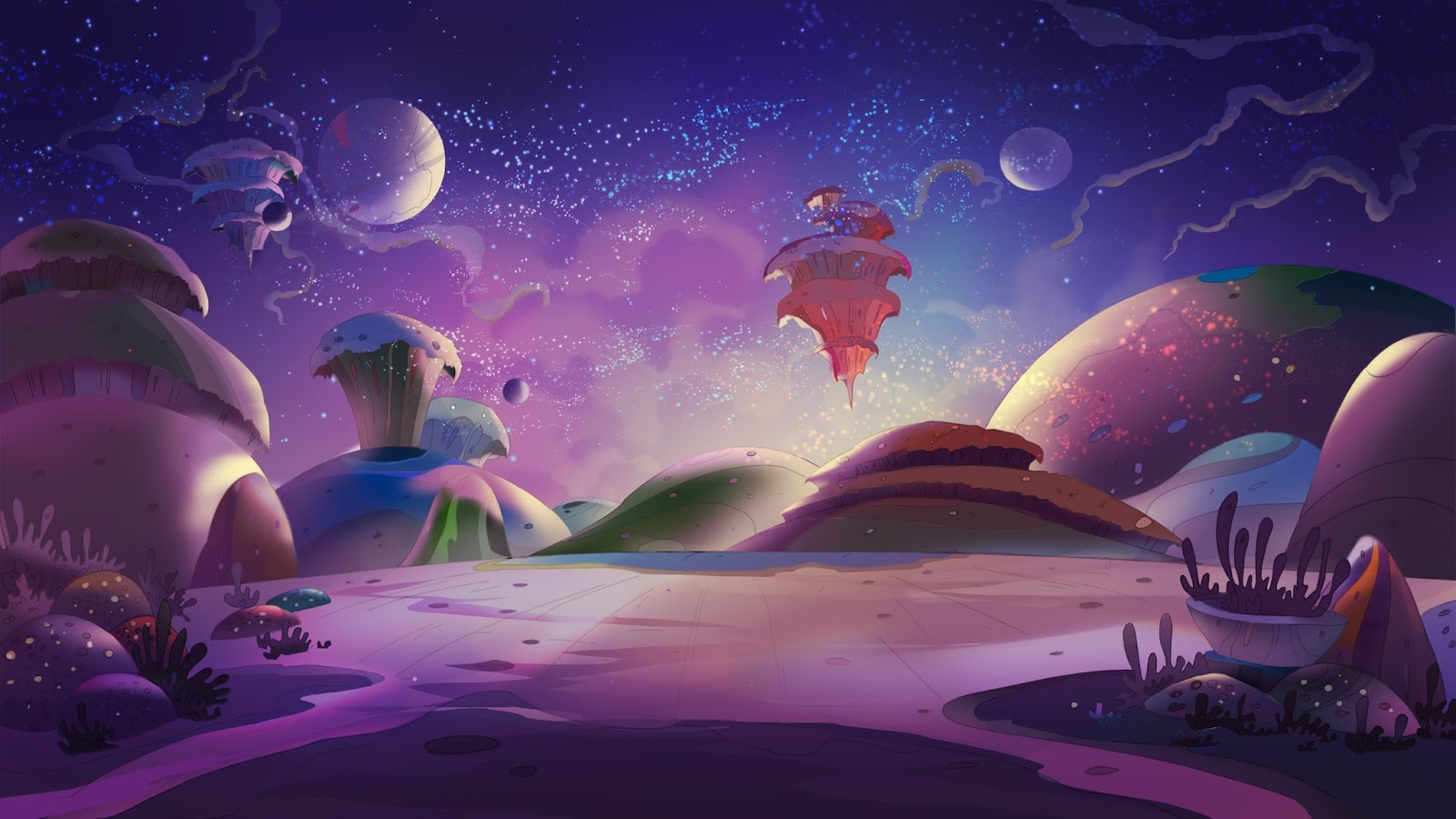 AMIDA IMPRESSIONS: ANIMATION BG