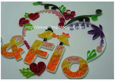 Quilled Letters