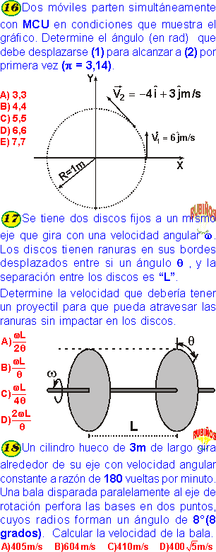 MOVIMIENTO CIRCULAR UNIFORME FÓRMULAS EJEMPLOS Y EJERCICIOS RESUELTOS ...
