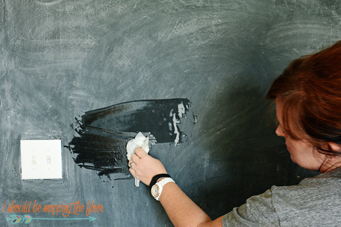 How To Prime A Chalkboard | i should be mopping the floor