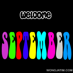 Animasi gif selamat datang bulan September untuk Dp Bbm - Animasi Pedia