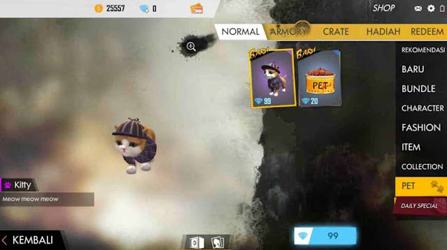 Fungsi Pet Free Fire Ternyata Masih Menjadi Misteri - Monyet Nyasar