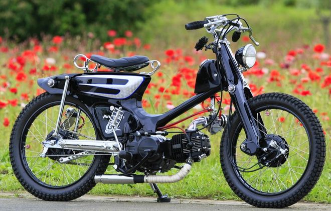 Modifikasi Terbaru Honda c70 Velg Jari-jari Ban Besar Simpel dan Keren ...