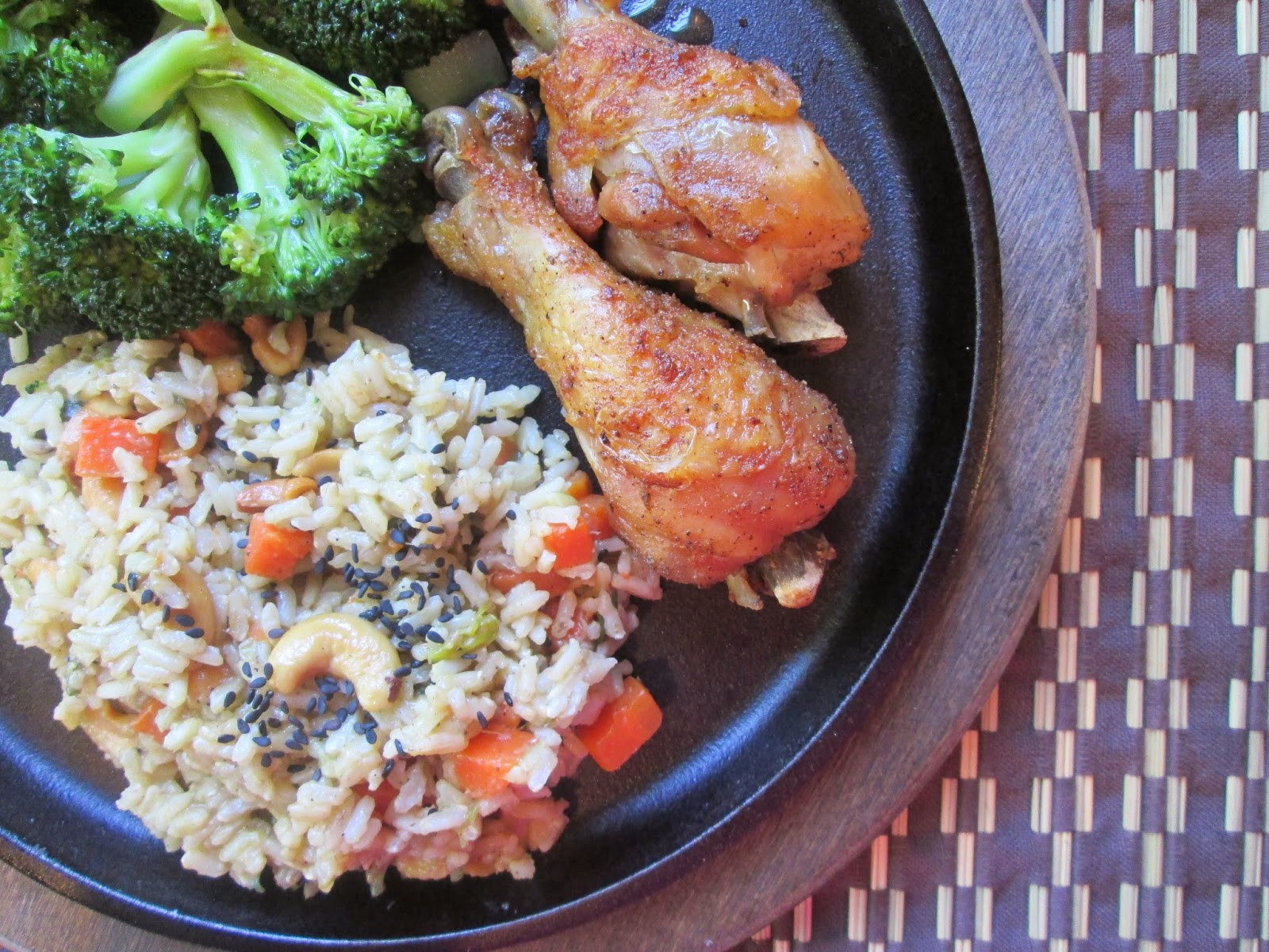 Stirring the Pot: Brown Rice, Carrot and Cashew Pilau