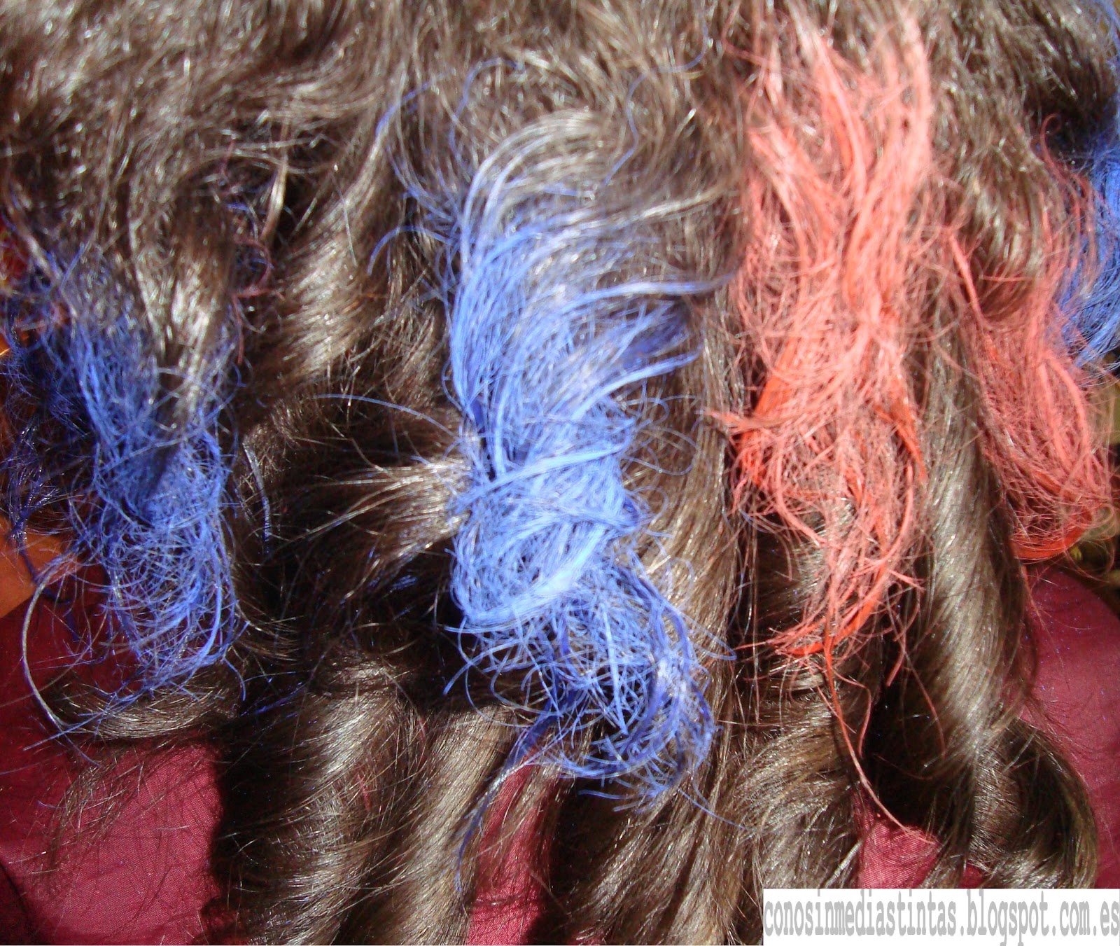 Con o Sin Medias Tintas: TIZAS PARA EL PELO