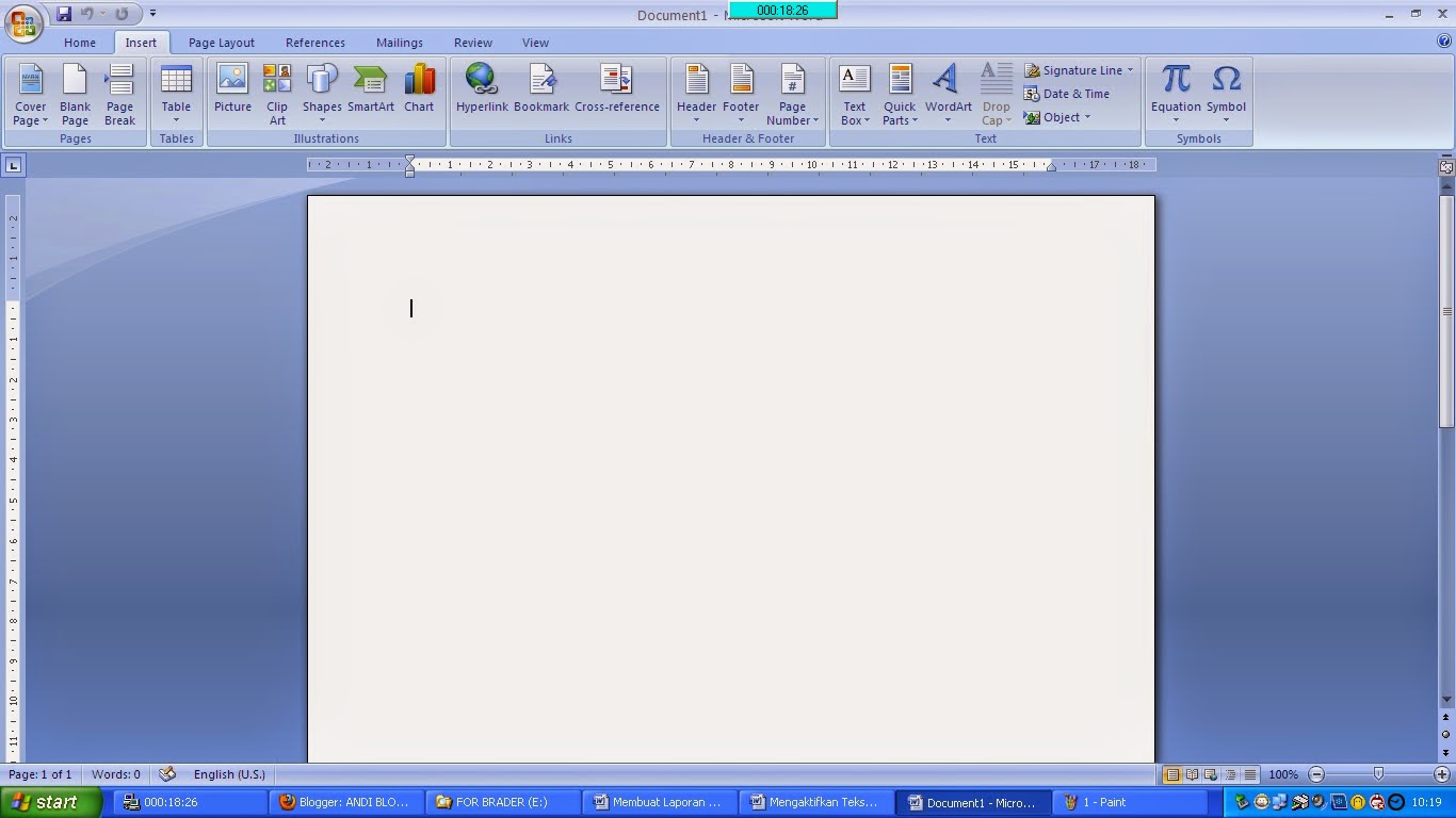 Kursus Komputer Microsoft Word: Cara Membuat Animasi Di Microsoft Word ...