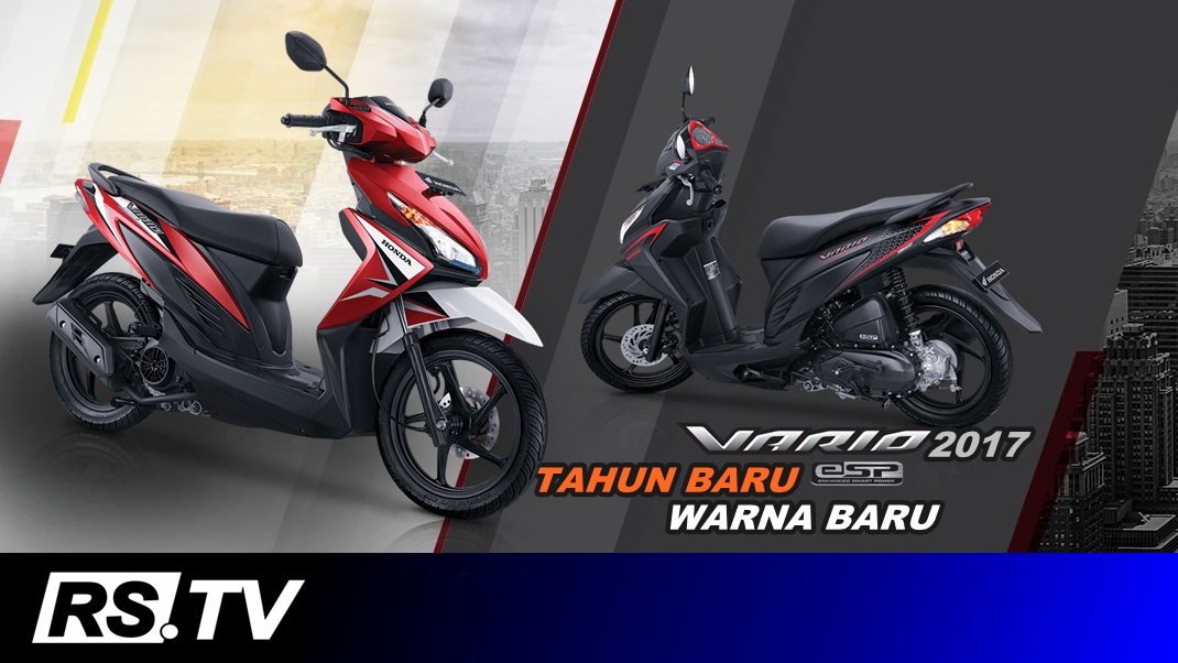 RS.TV Video Blog: New Honda Vario 110 eSP 2017 - Striping dan Warna Baru