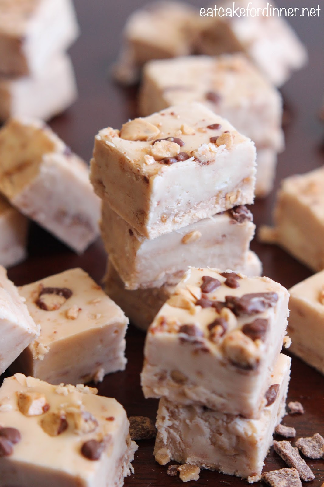 Eat Cake For Dinner: White Chocolate Toffee Fudge