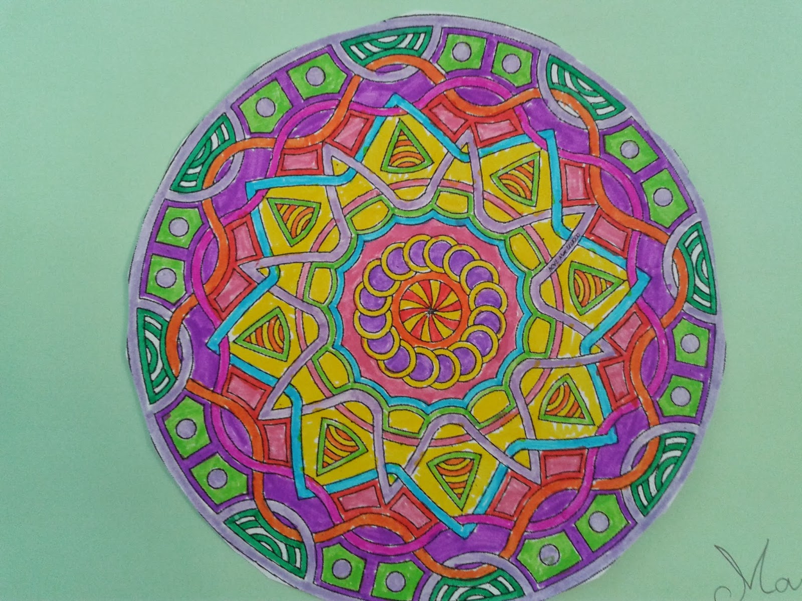 Classe de CM2. École Saint Louis des Français.: Mandalas et plan ...