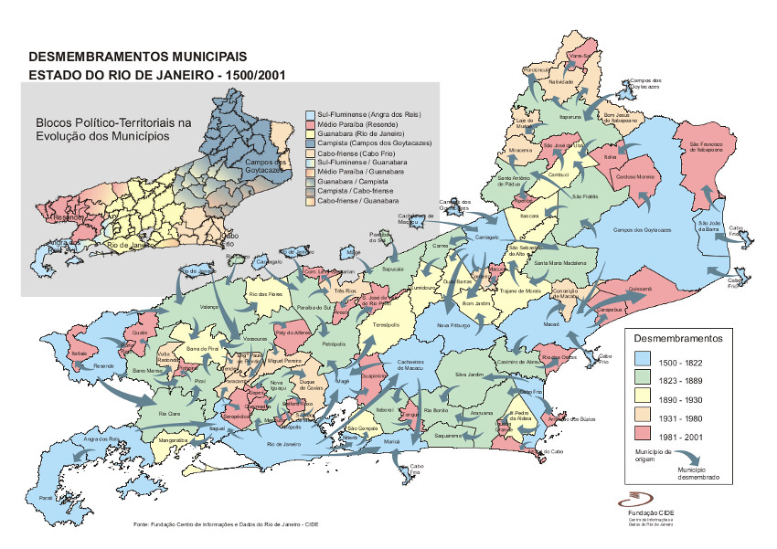 Mapas do Estado do Rio de Janeiro - Fox Press™
