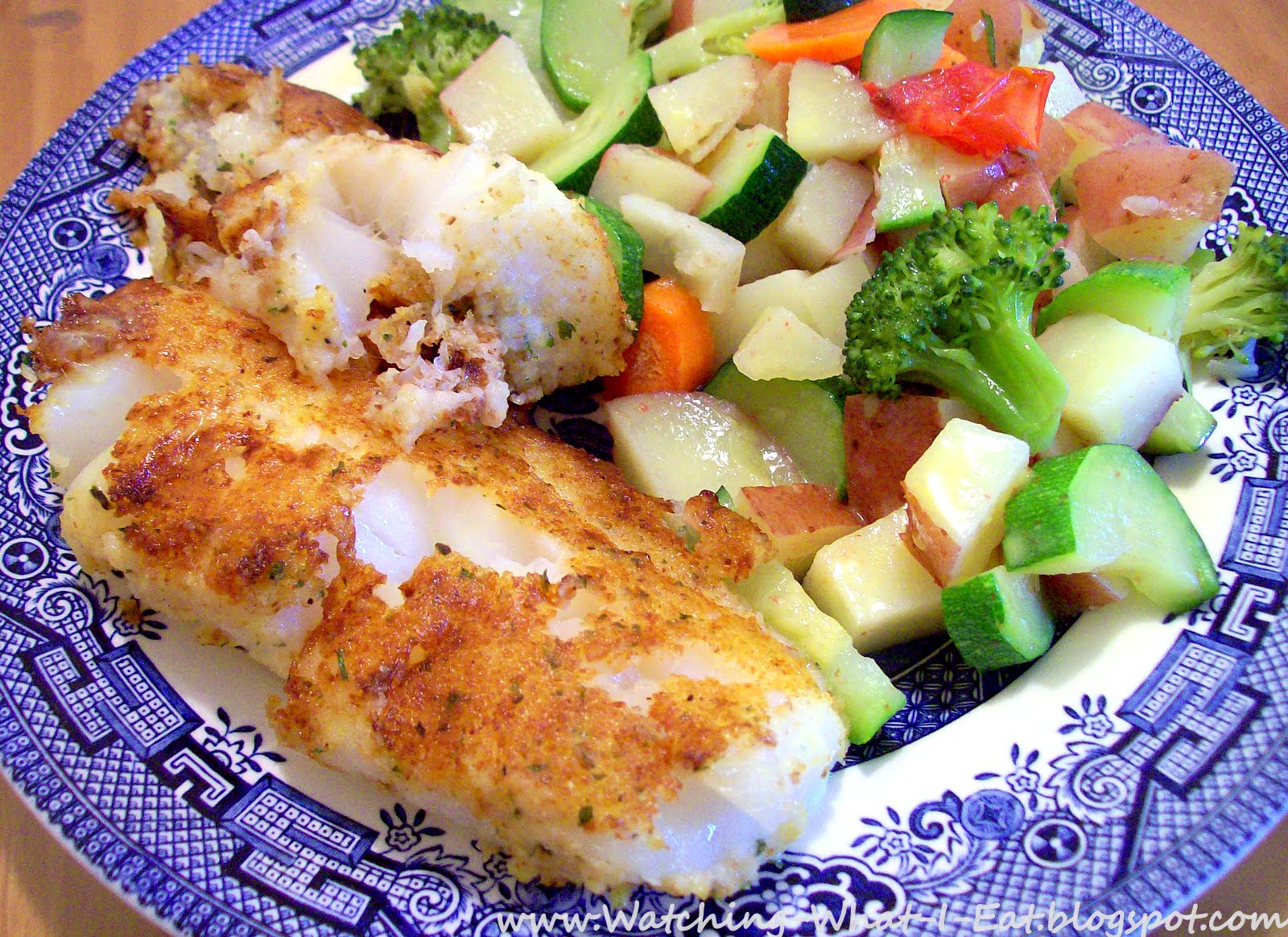 Watching What I Eat: Pan Fried Italian Bread Crumb Cod ~ Fish Friday
