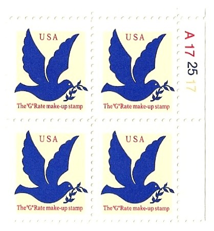 Letter Love: The "G" Rate Make-up Stamp