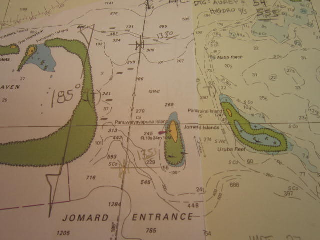 Vitiaz Strait, Bismark Sea, Solomon Sea, Coral Sea, Hydrograper Passage ...