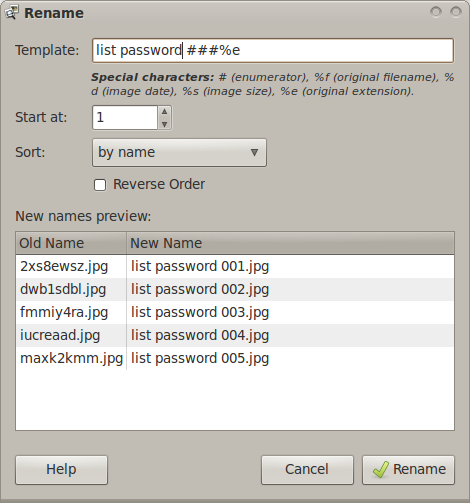 Trik Rename Foto Secara Massal Dengan Gthumb Di Linux