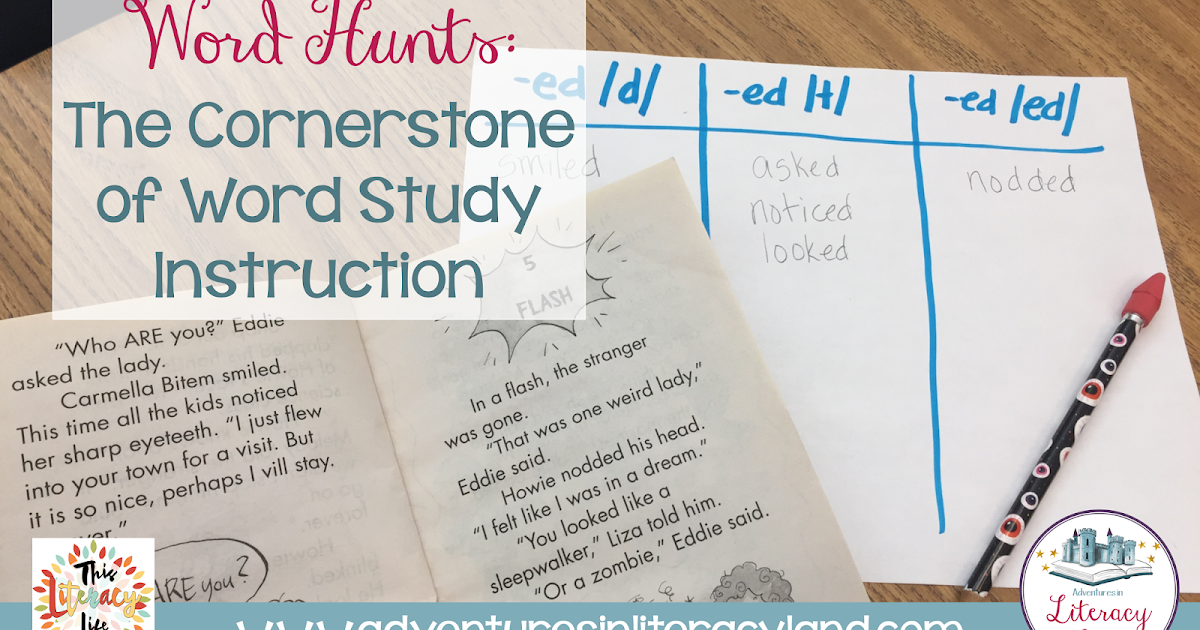 Word Hunts: The Cornerstone of Word Study Instruction | Adventures in ...
