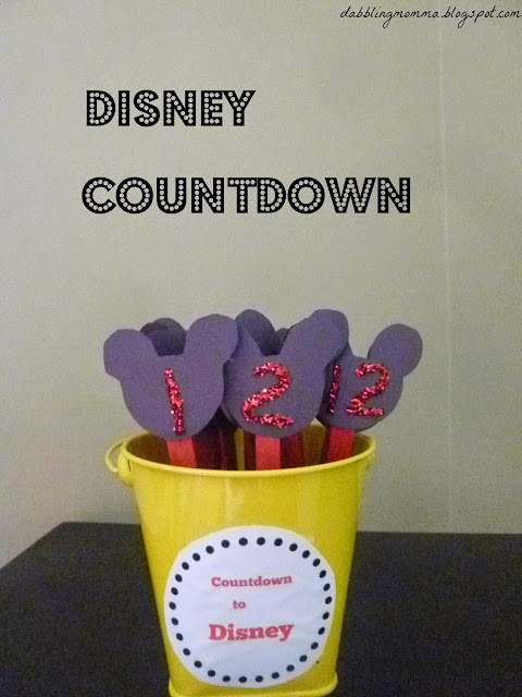 Dabblingmomma: Disney Countdown