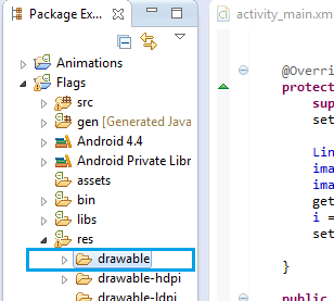 Let's do some code ! : Using drawables, yay ! (Part 1)
