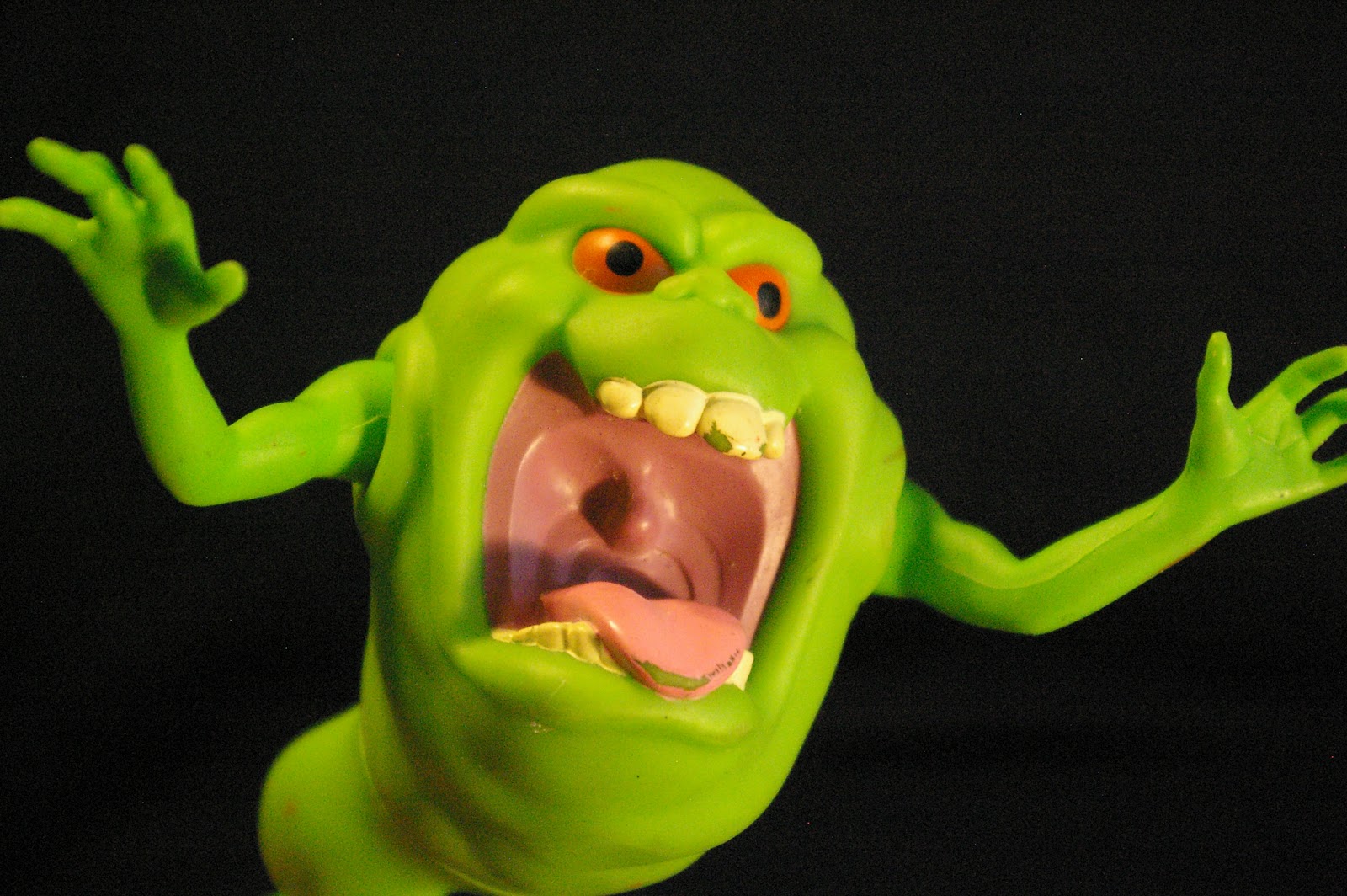 Action Figure Adventures: Slimer (Green Ghost) - Kenner Ghostbusters