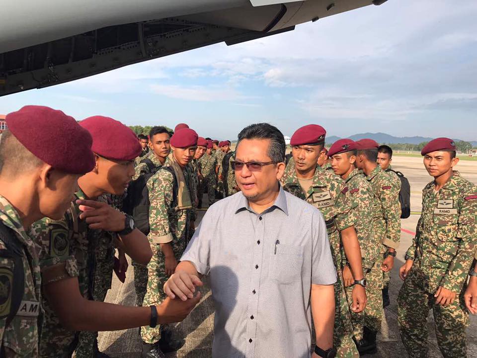 YAB MB Terengganu Menyeru Rakyat Mendoakan Keselamatan Batalion 18 RAMD ...