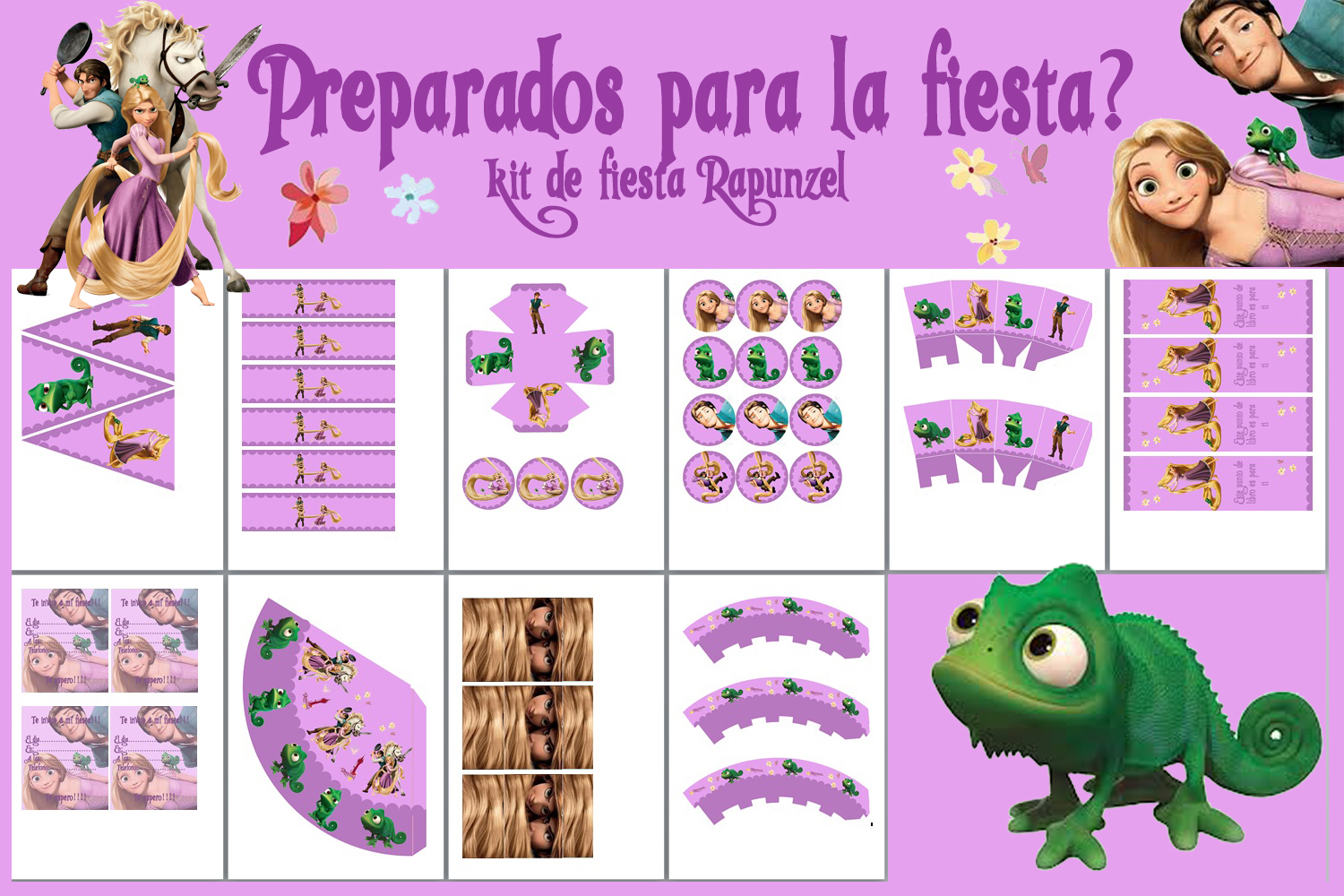 Ideas para preparar una fiesta Rapunzel