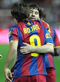 Bojan Kric y Lionel Messi resultaron ser primos de cuarta generación