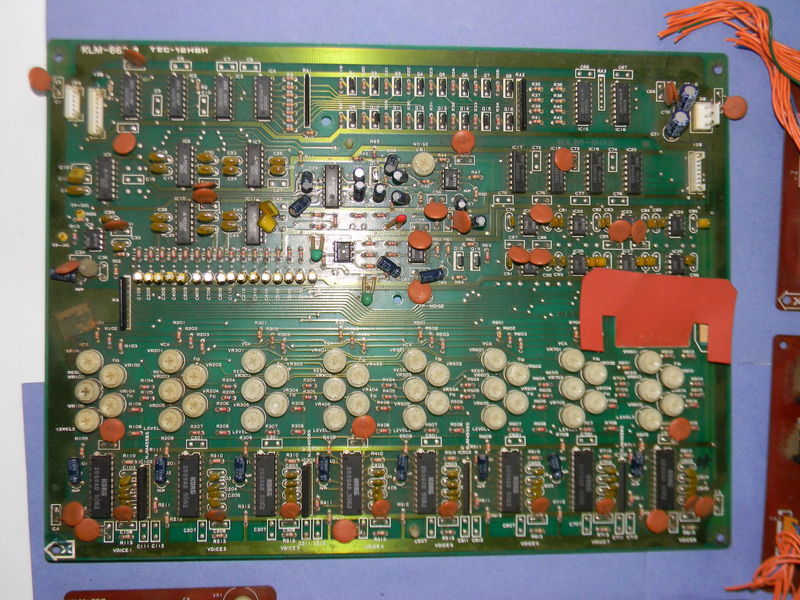 MATRIXSYNTH: KORG DW-8000 SYNTH SET OF CIRCUT BOARDS