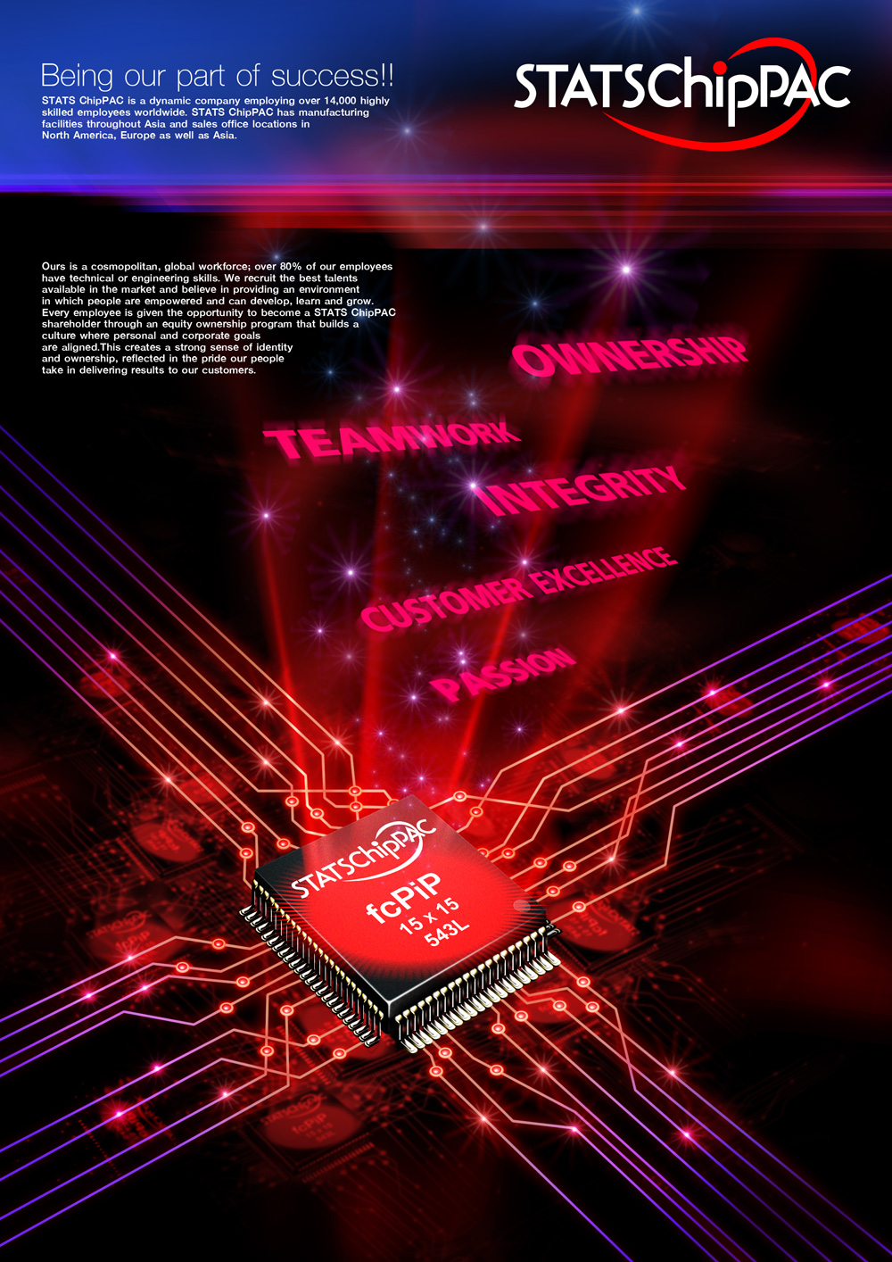 Key Messages Poster Design : STATChipPAC | Neutralart Graphic Design