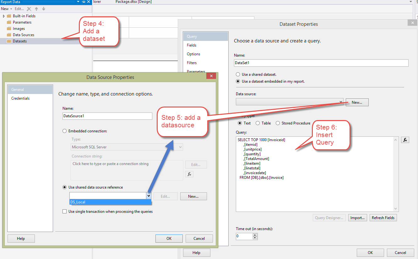 How to create a report from SQL Server data using SSRS? ~ Learn SQL ...