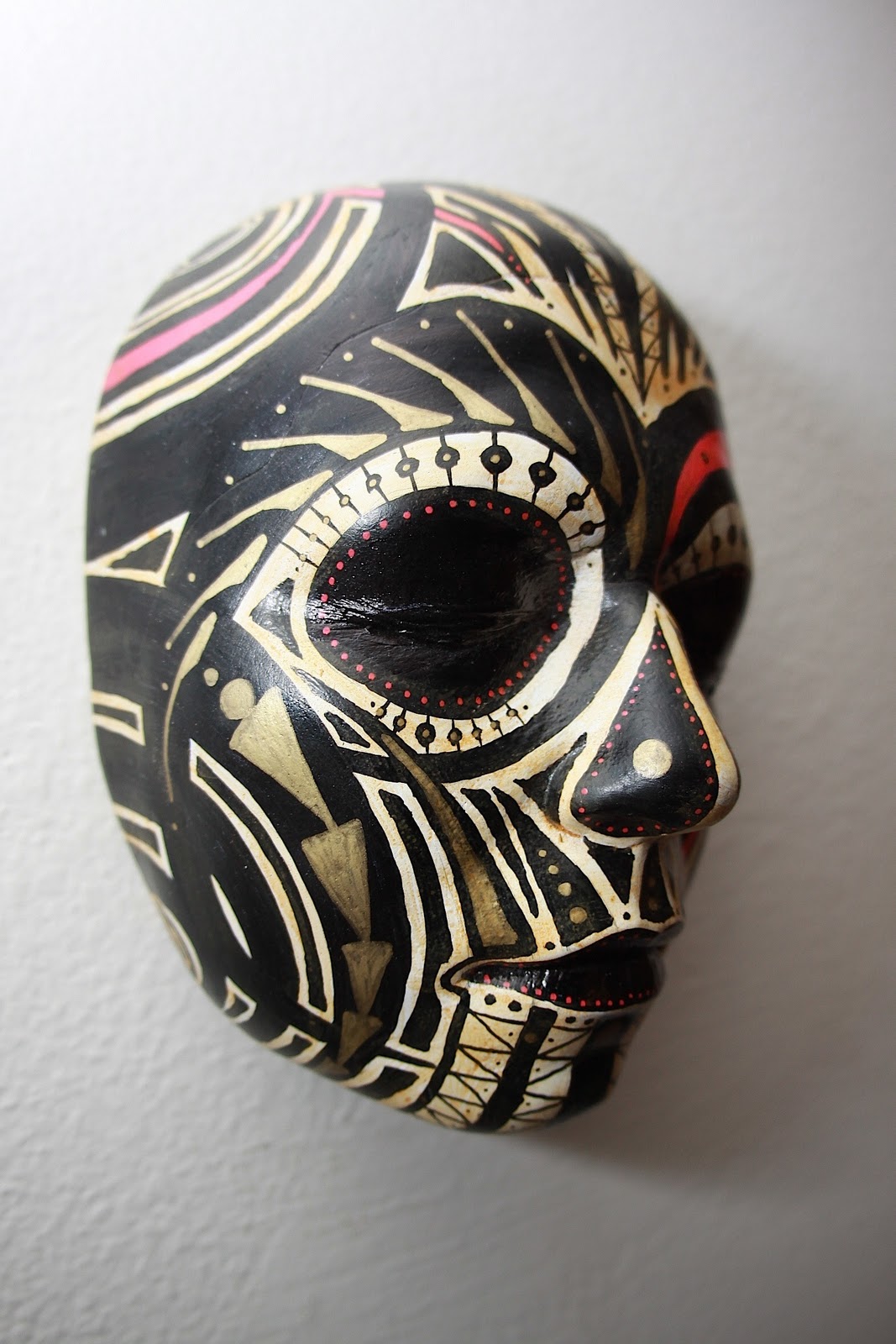 dumptrucks&antlers: Tribal Mask, Dia De Los Muertos Skull Mask and some ...