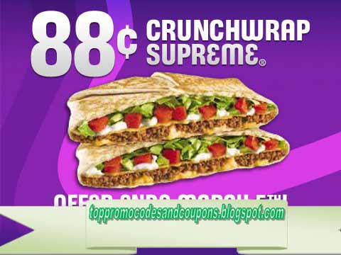 Free Promo Codes and Coupons 2023: Taco Bell Coupons