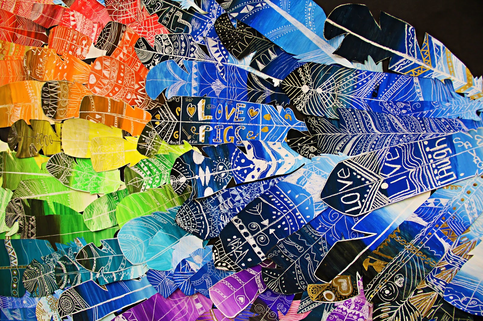 smART Class: Feather Wings Mural