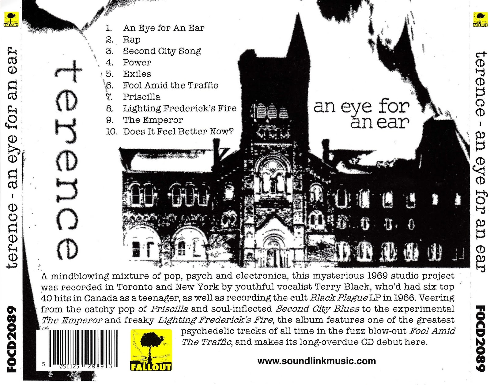 Pop On The Run: Pop/Rock: Terence - An Eye For An Ear 1969 (2008 Fallout)