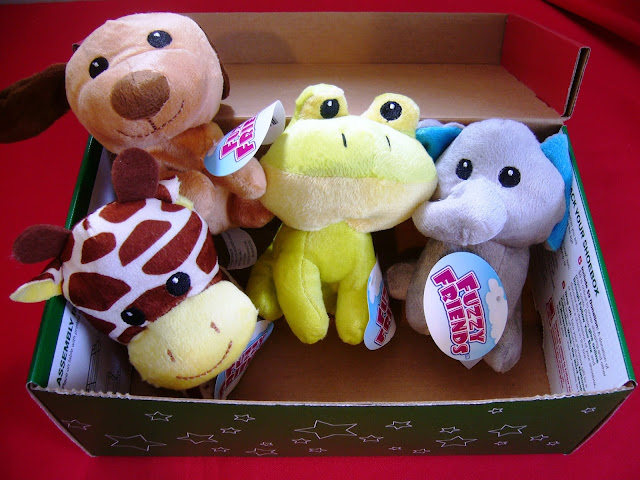 Simply Shoeboxes: Plush Animal Review for OCC Shoeboxes from Dollar Tree