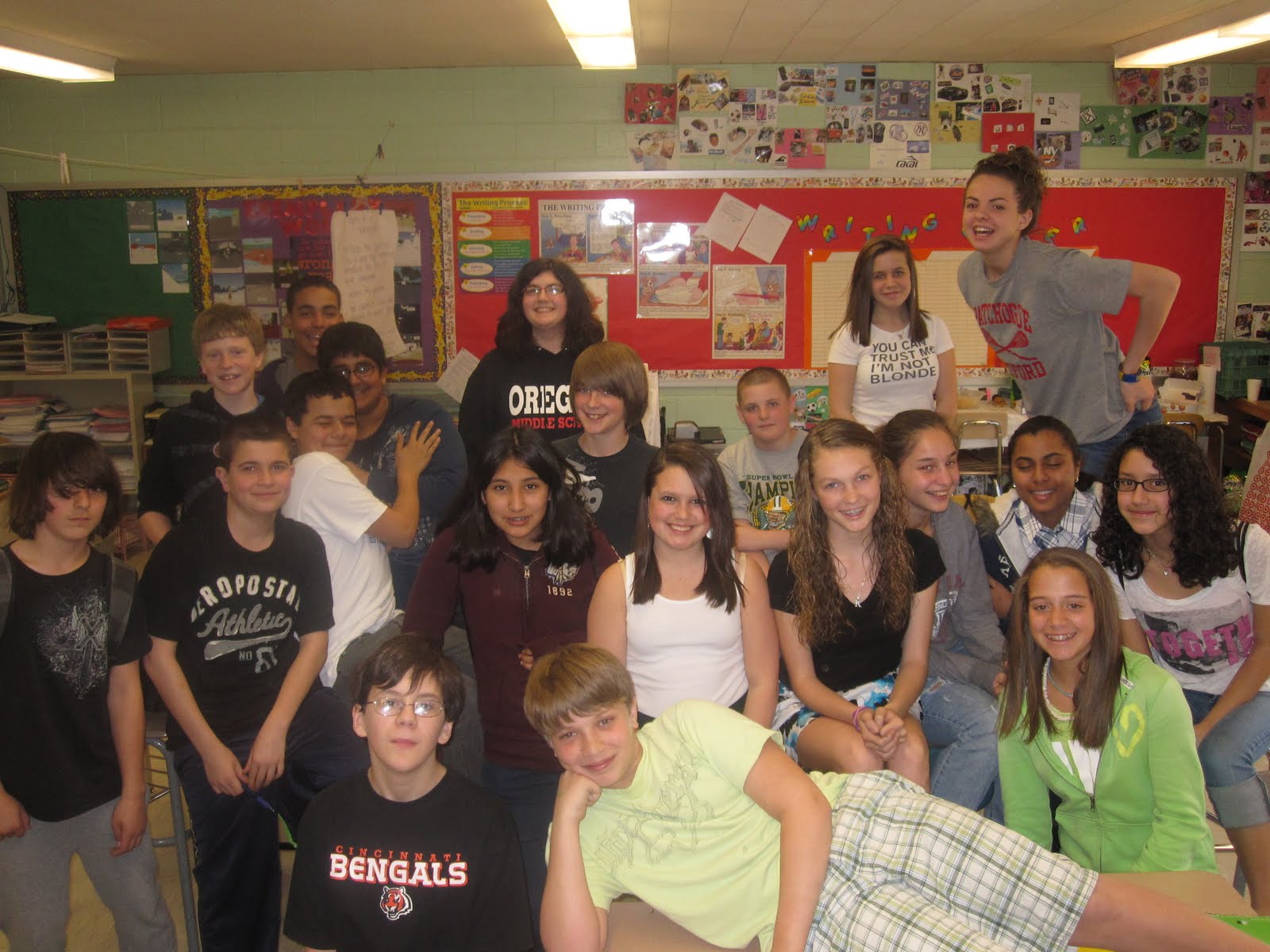 Ms. Cowley's 7th Grade Class