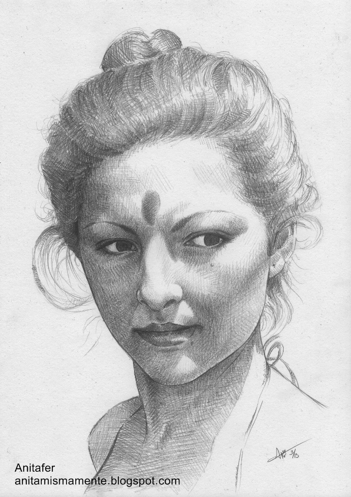 Anitafer_Artist: Retrato de alto contraste