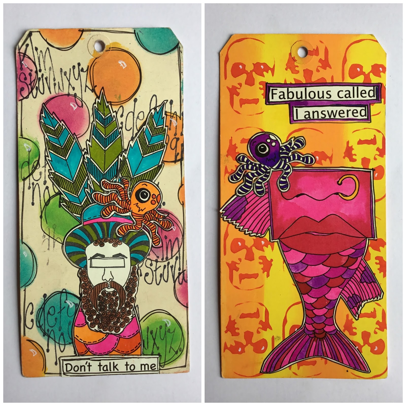 Dylan's Blog: New Dylusions Stamp Samples