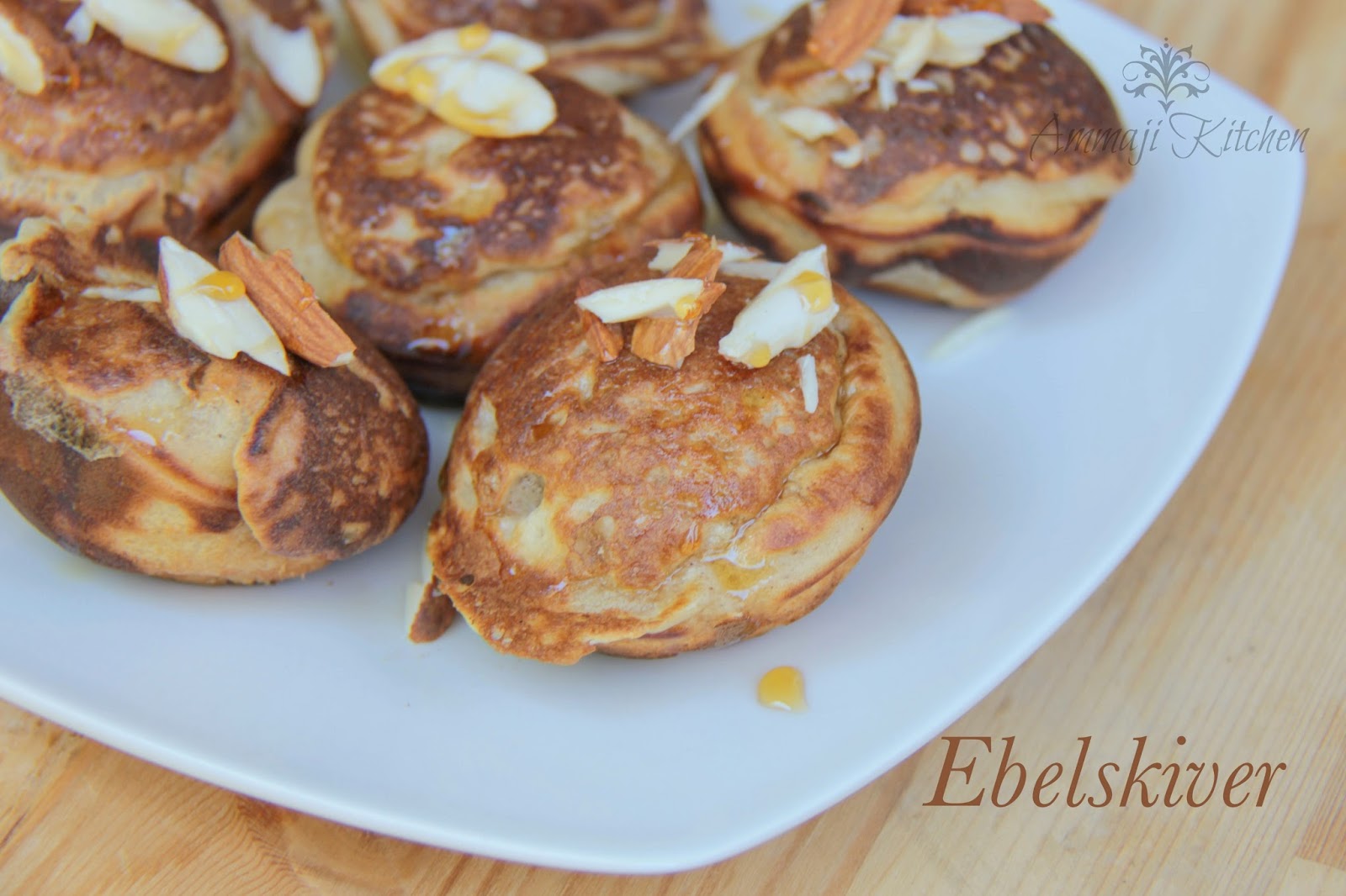 Ebelskiver ~ Danish Pancakes | Indian Food Recipes | Ammaji Kitchen