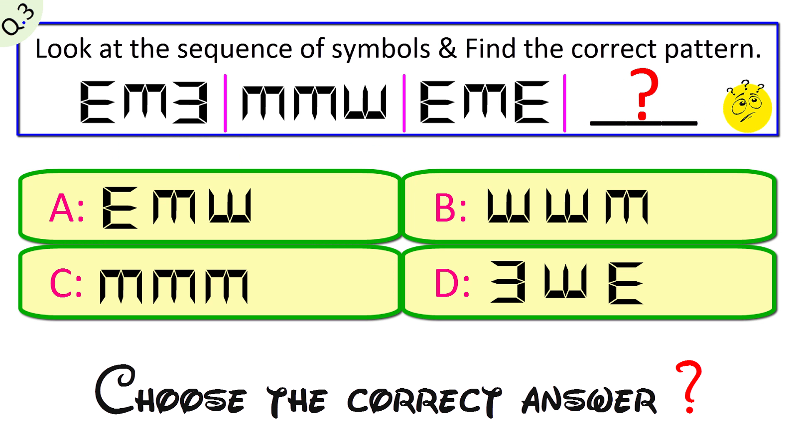 Click How: Letter and Symbol Series Question Answer Test