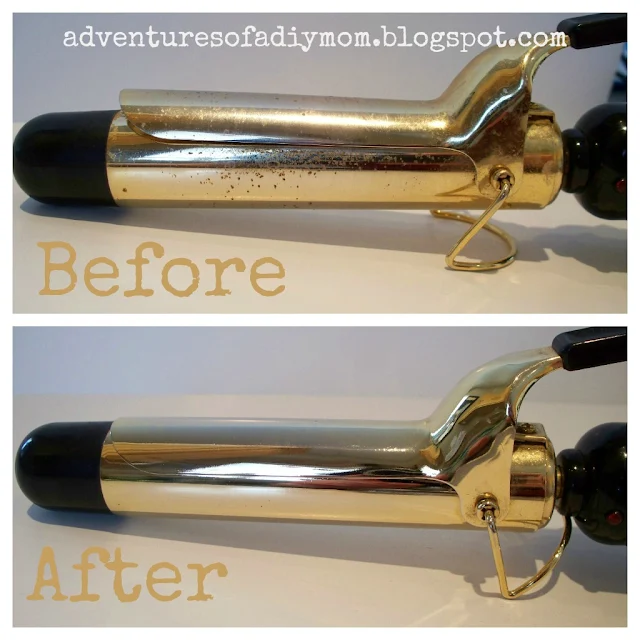 How to Clean Your Curling Iron - Adventures of a DIY Mom
