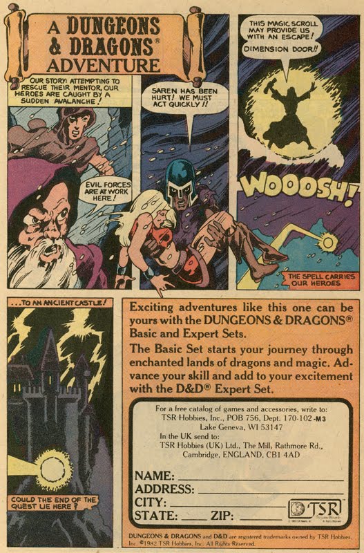 Kuronons: D&D comics history part 1 - Cartoon ads
