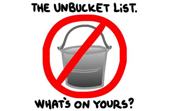 The Animated Woman: The UN-Bucket List.