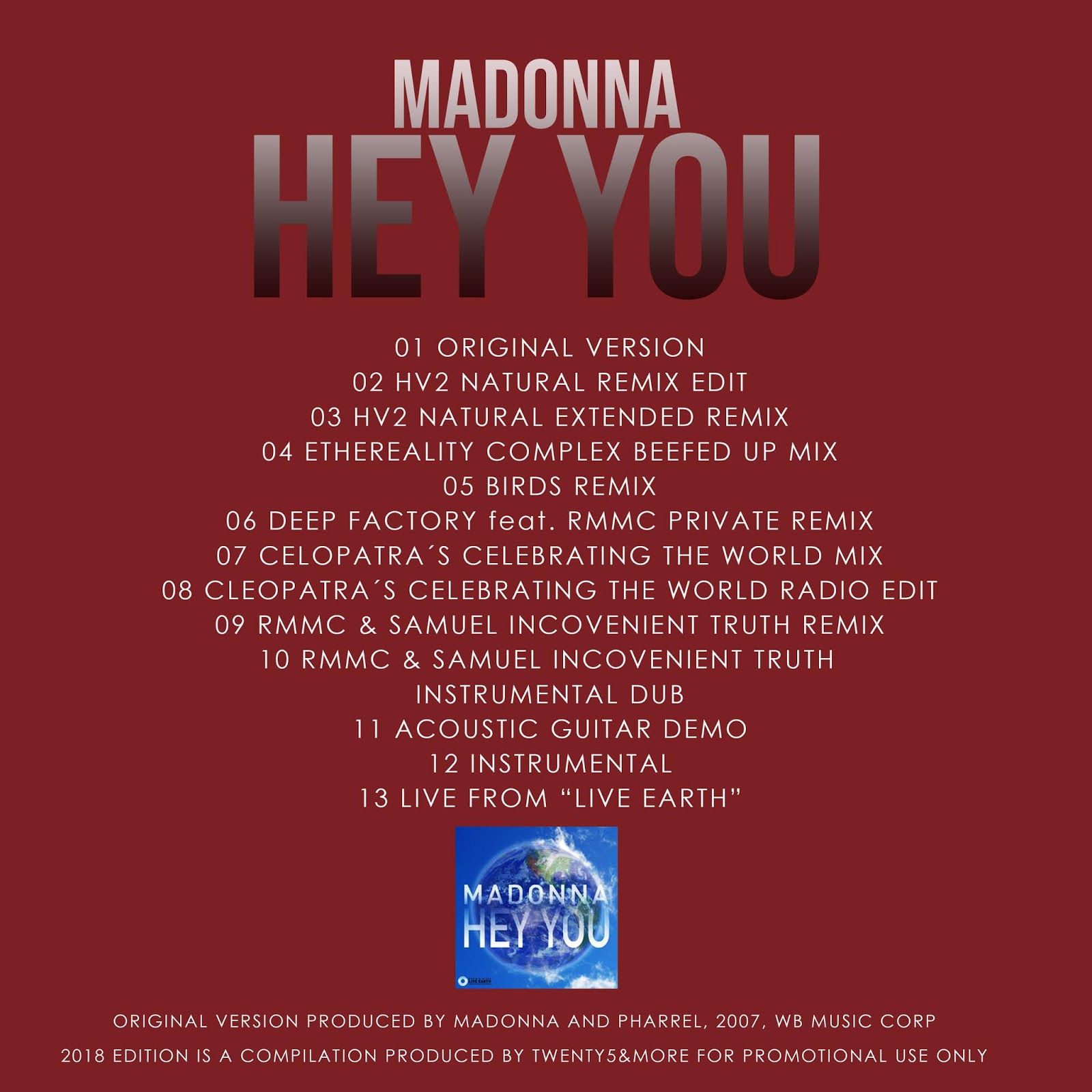 Madonna FanMade Covers: Hey You - 2018 Edition