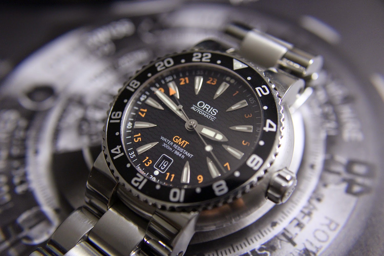 JAM TANGAN ORIS DIVERS AUTOMATIC GMT 300 (FULLSET) - Jam Tangan Keren