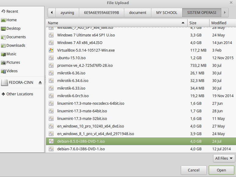 Cara Upload Debian ISO File ke Proxmox | We Learn Technology